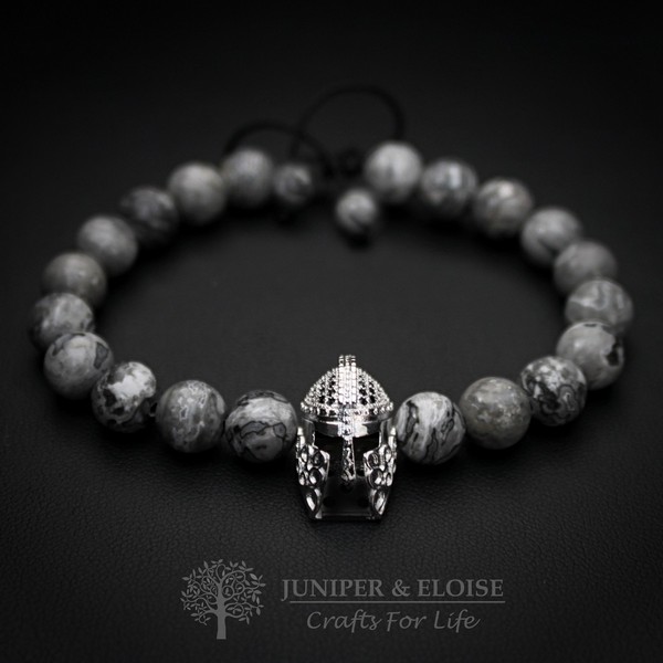 Ancient Warrior Helmet Bracelet